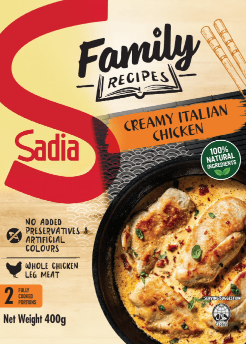 Buy Fully-cooked, Sadia Creamy Italian Chicken Online | Sadia Singapore