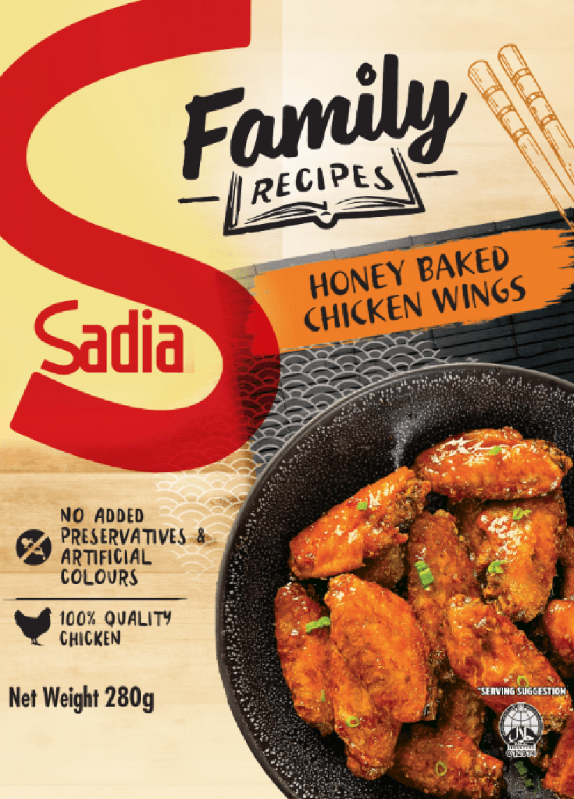 Buy Fully-cooked, Sadia Honey Baked Chicken Wings Online | Sadia Singapore
